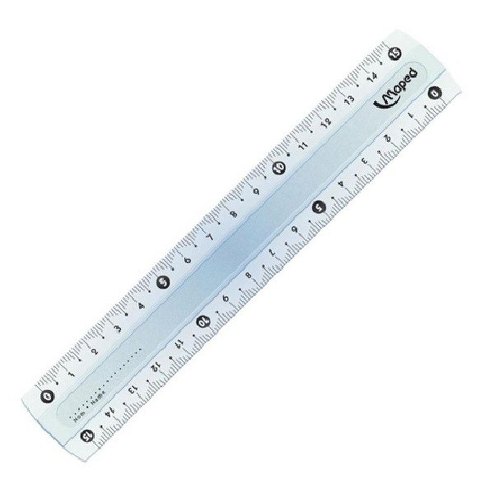 RÈGLE PLATE 15 CM - ESSENTIALS