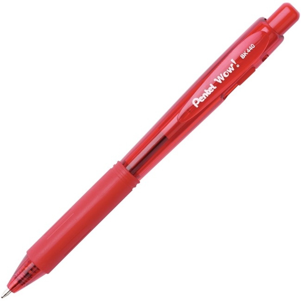 STYLO A BILLE PENTEL WOW RÉTRACTABLE POINTE 1 MM ROUGE