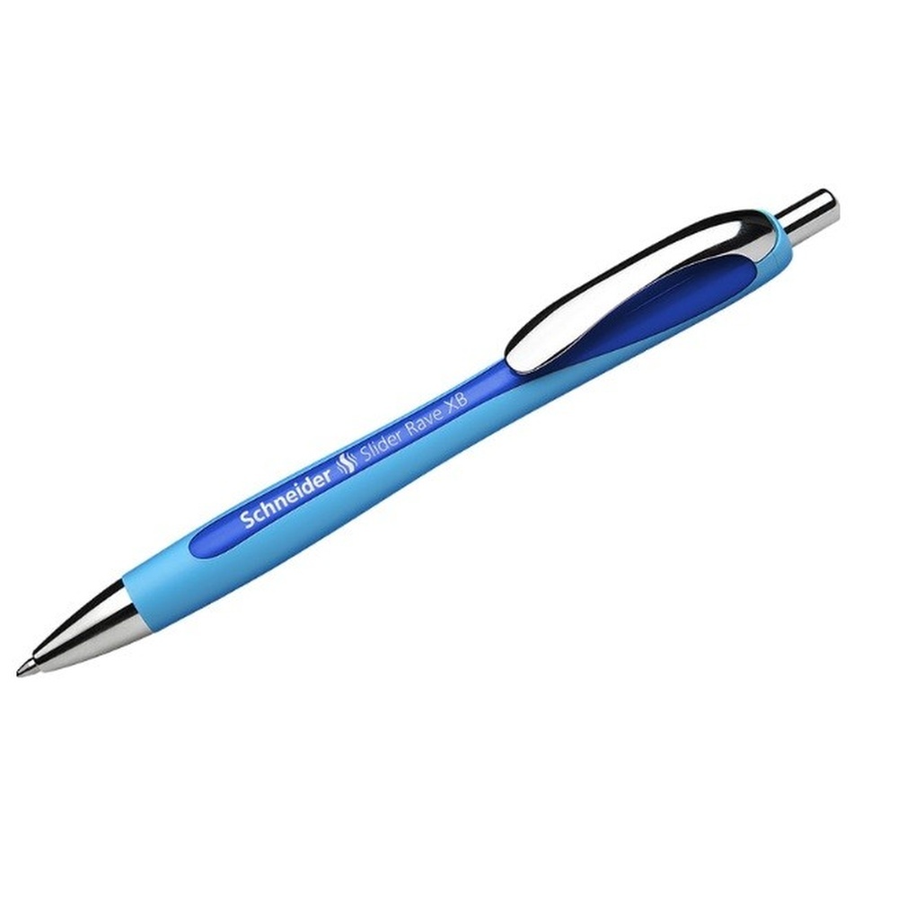 STYLO BILLE SLIDER RAVE - RETRACTABLE RECHARGEABLE - BLEU