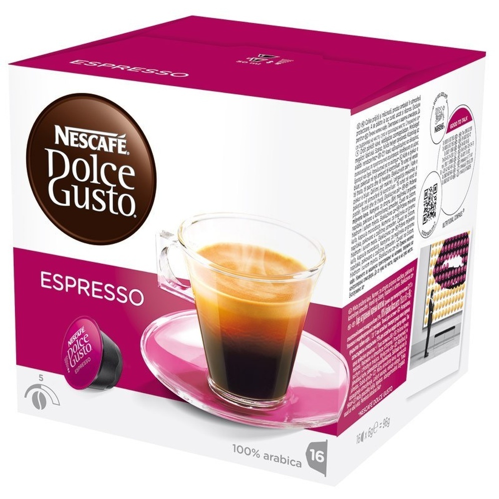 NESCAFE DOLCE GUSTO ESPRESSO 16 BOISSONS PACK DE 6