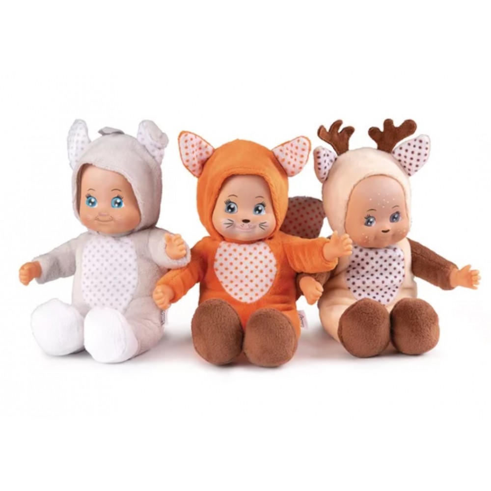 COFFRET MINI POUPON MINKISS ANIMAL 20CM