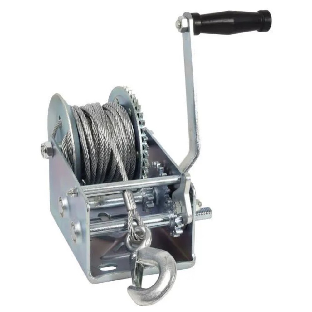TREUIL MANUEL A MANIVELLE EN ACIER 1100KG MAX 4.9KG